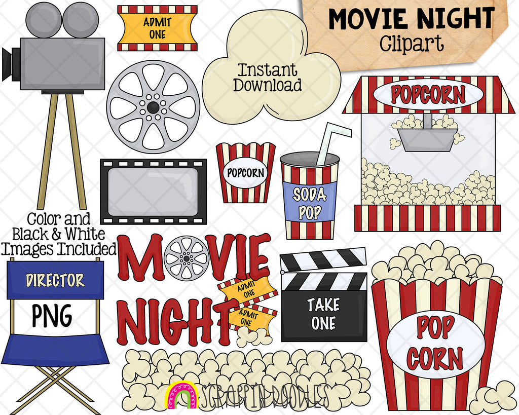 Movie Night Clipart Movie Clip Art, Movie Night Clipart, Theater