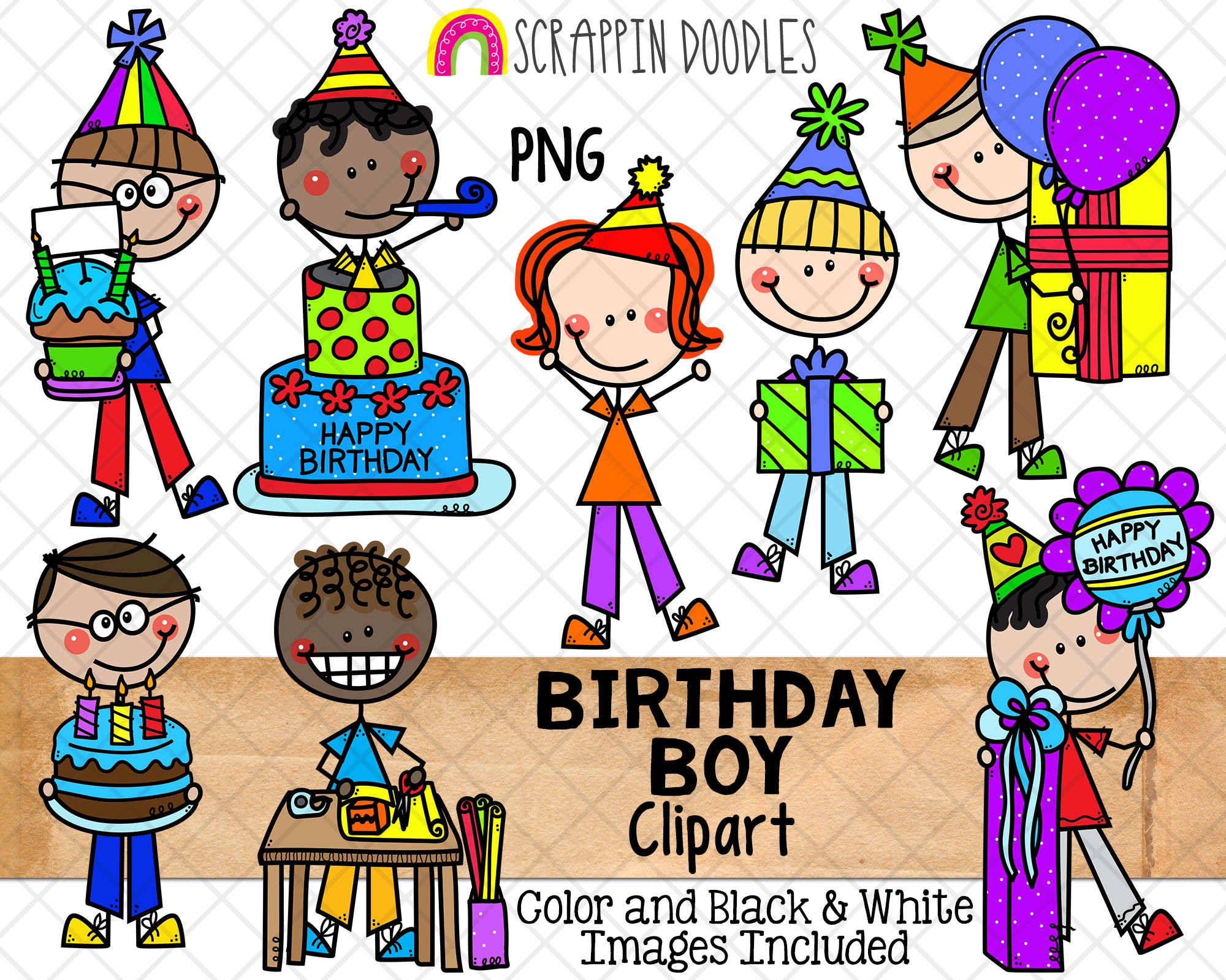 Happy Birthday Boy Clipart