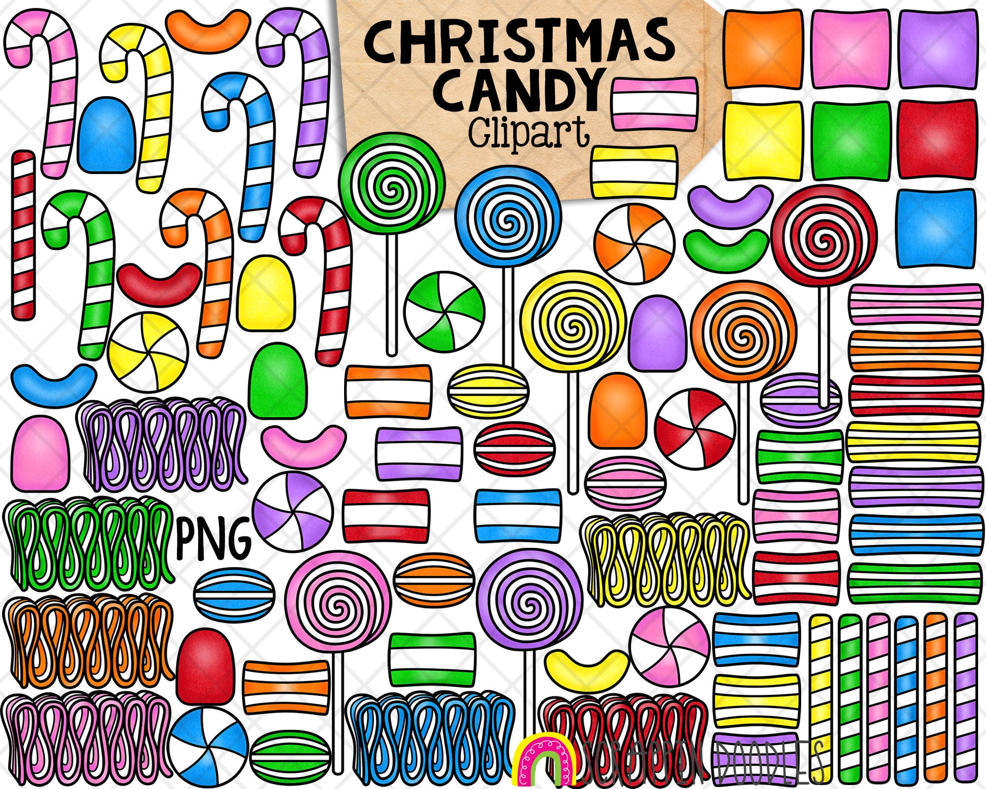 Gingerbread House Candy Clipart