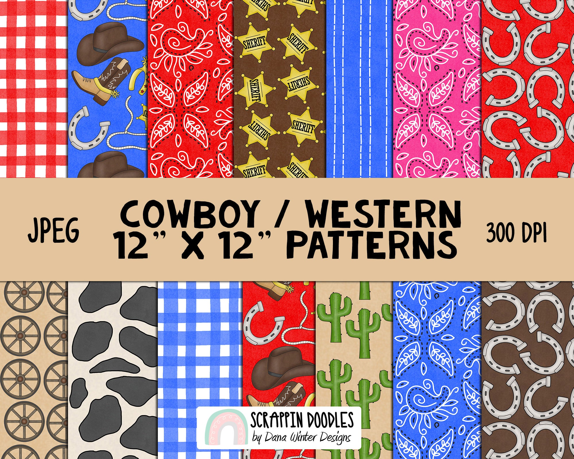 Western Cowboy Clip Art