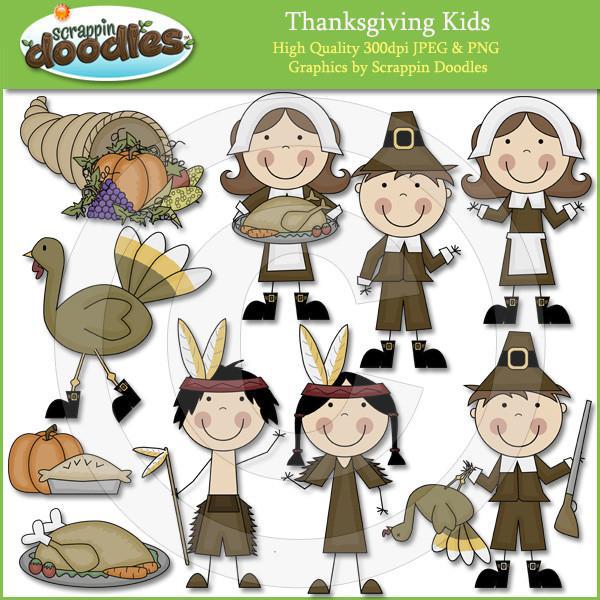Pilgrims Thanksgiving Clip Art
