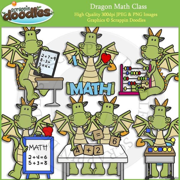 Dragon Math Class – Scrappin Doodles