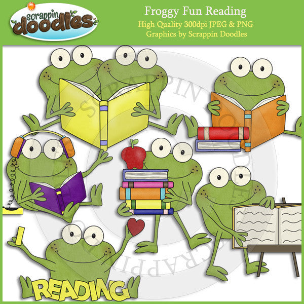 Froggy Fun Reading – Scrappin Doodles