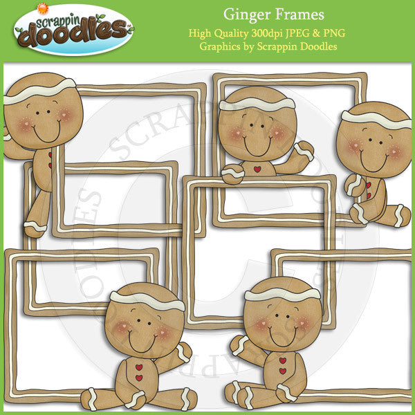 Ginger Frames – Scrappin Doodles