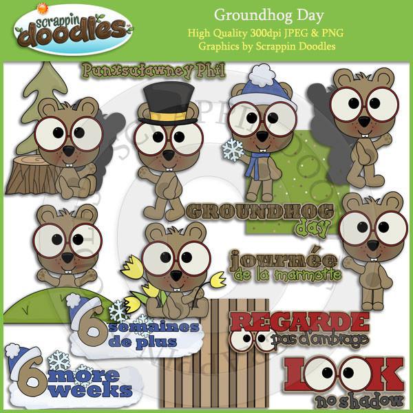 Groundhog Day Clip Art