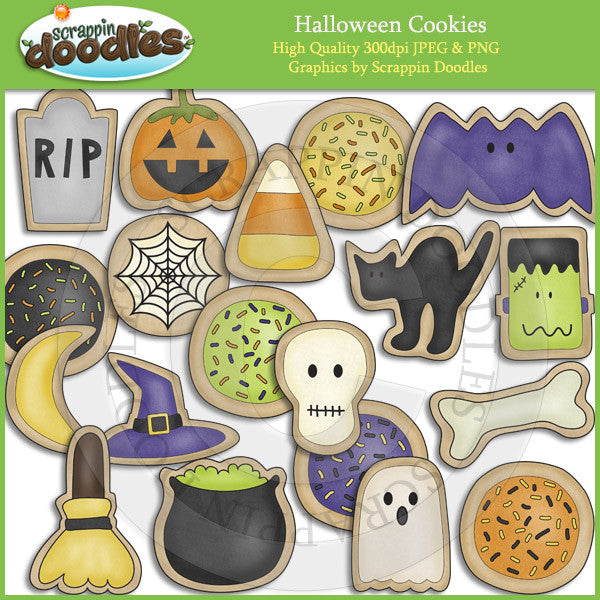 Halloween Cookie Clip Art