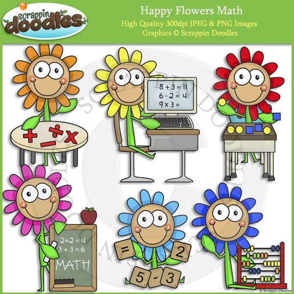 Happy Flowers Math – Scrappin Doodles