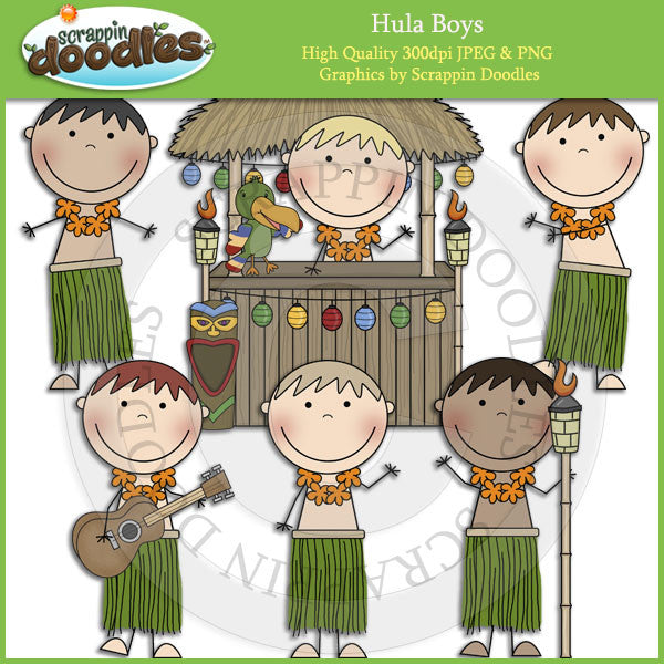 Hula Clip Art Black And White