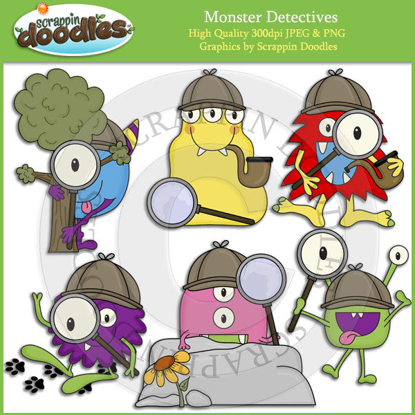 Monster Detectives – Scrappin Doodles