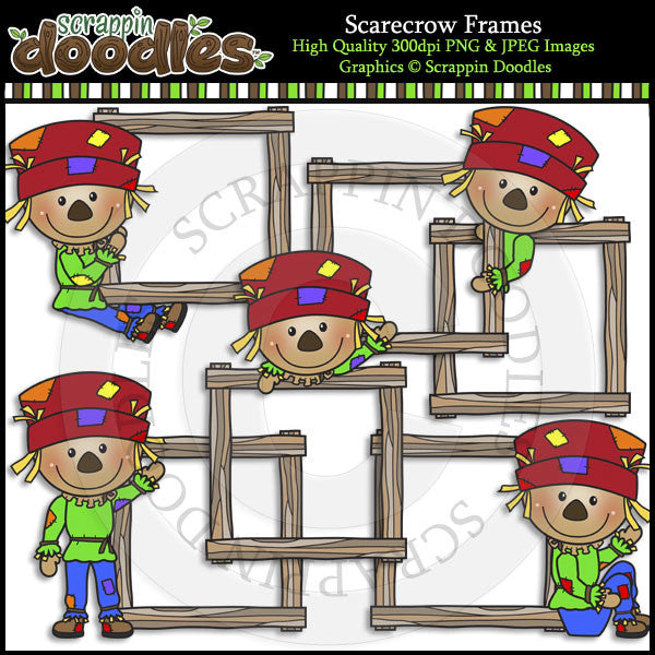 Scarecrow Frames – Scrappin Doodles