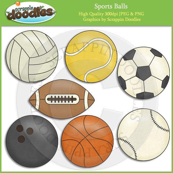 Sports Balls – Scrappin Doodles