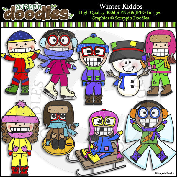 Winter Kiddos – Scrappin Doodles