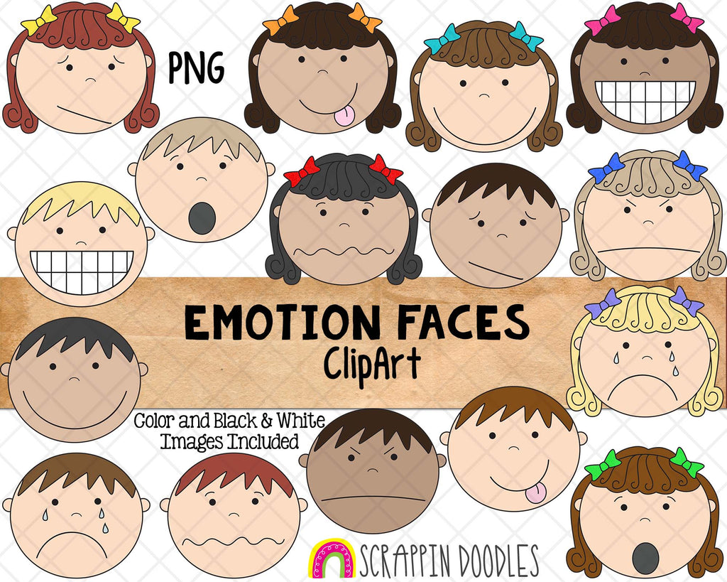 89 Feelings Faces Clip Emotions Clip Art Clipartlook
