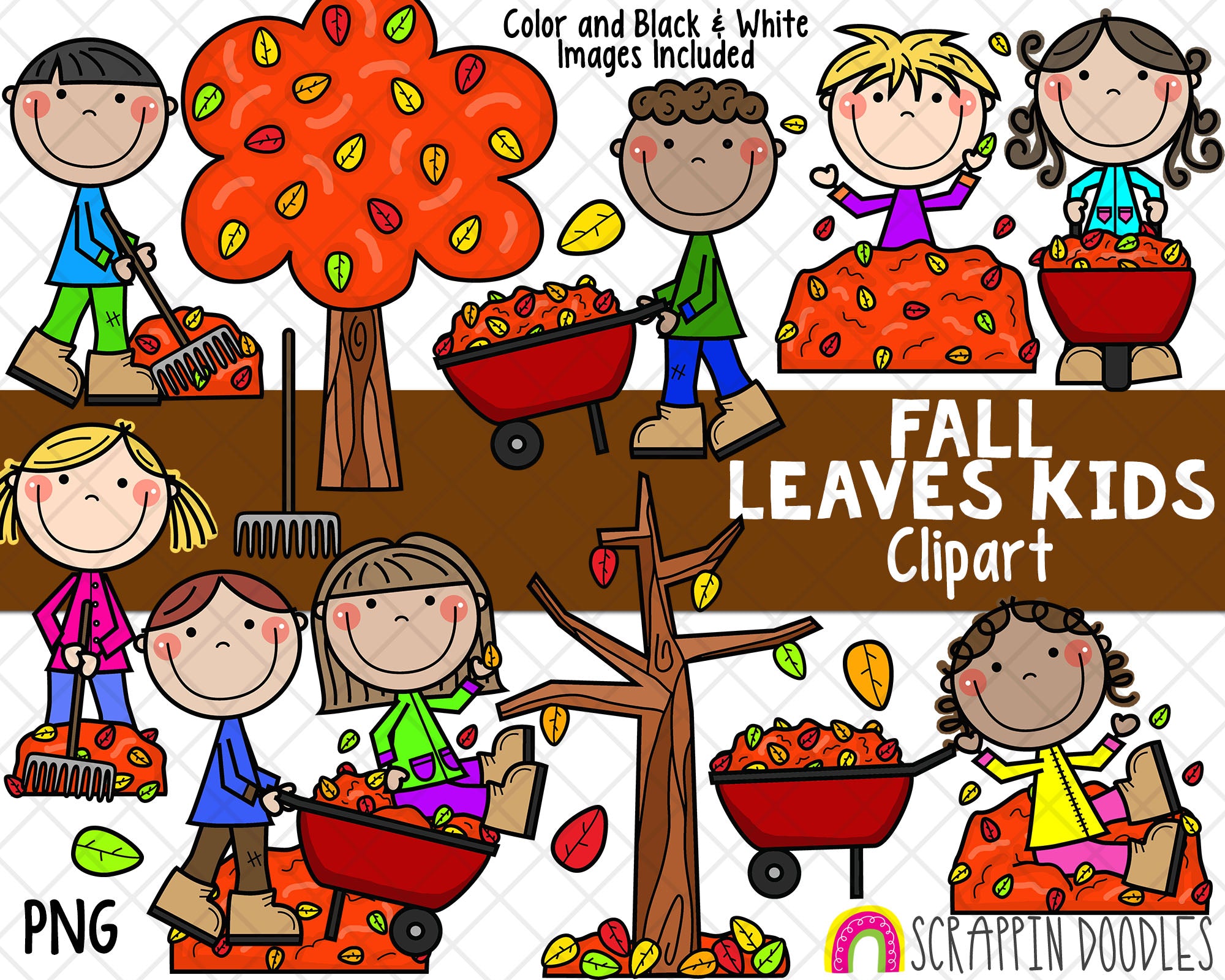 Fall Leaf Pile Clipart