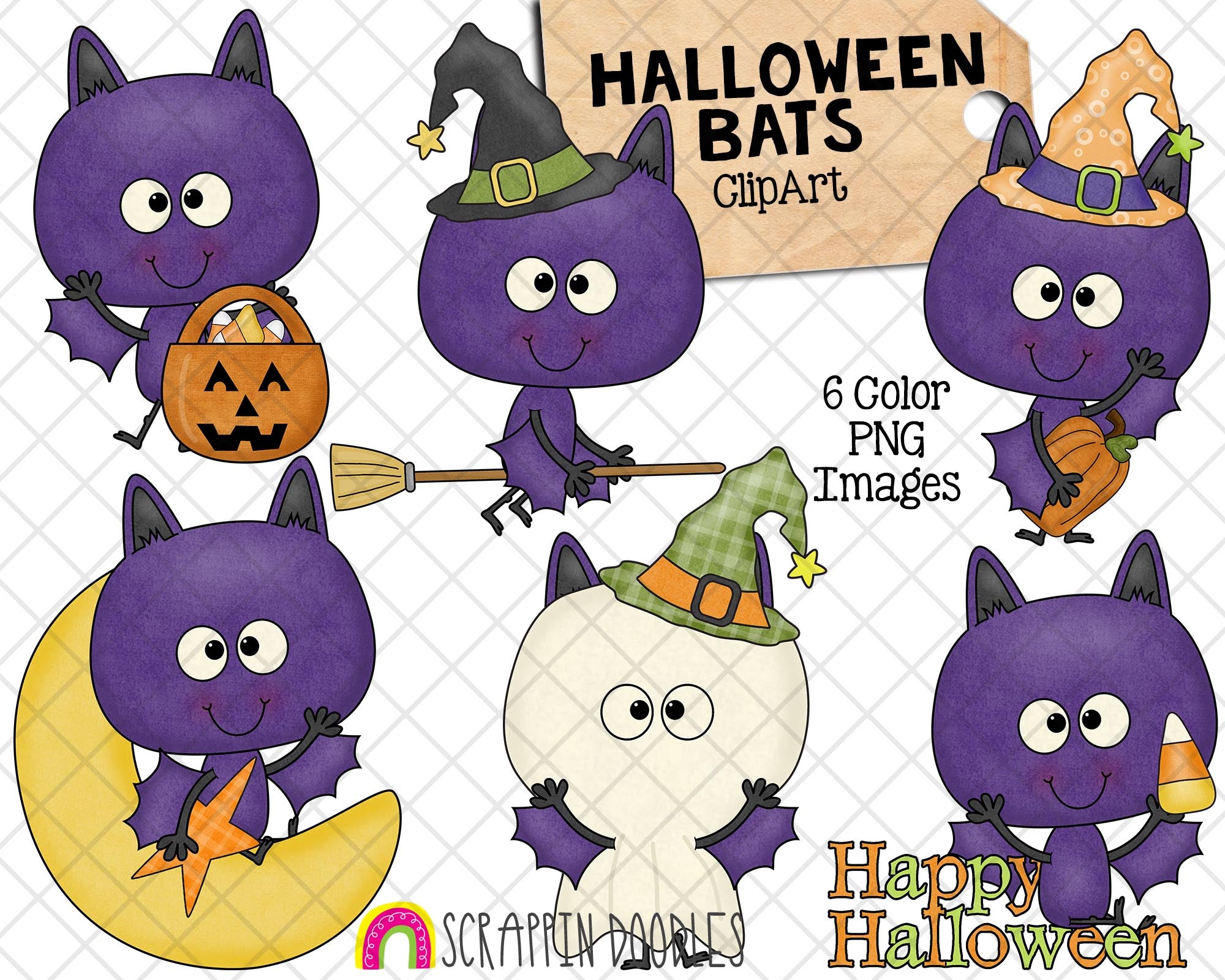 Clip Art Halloween Bat