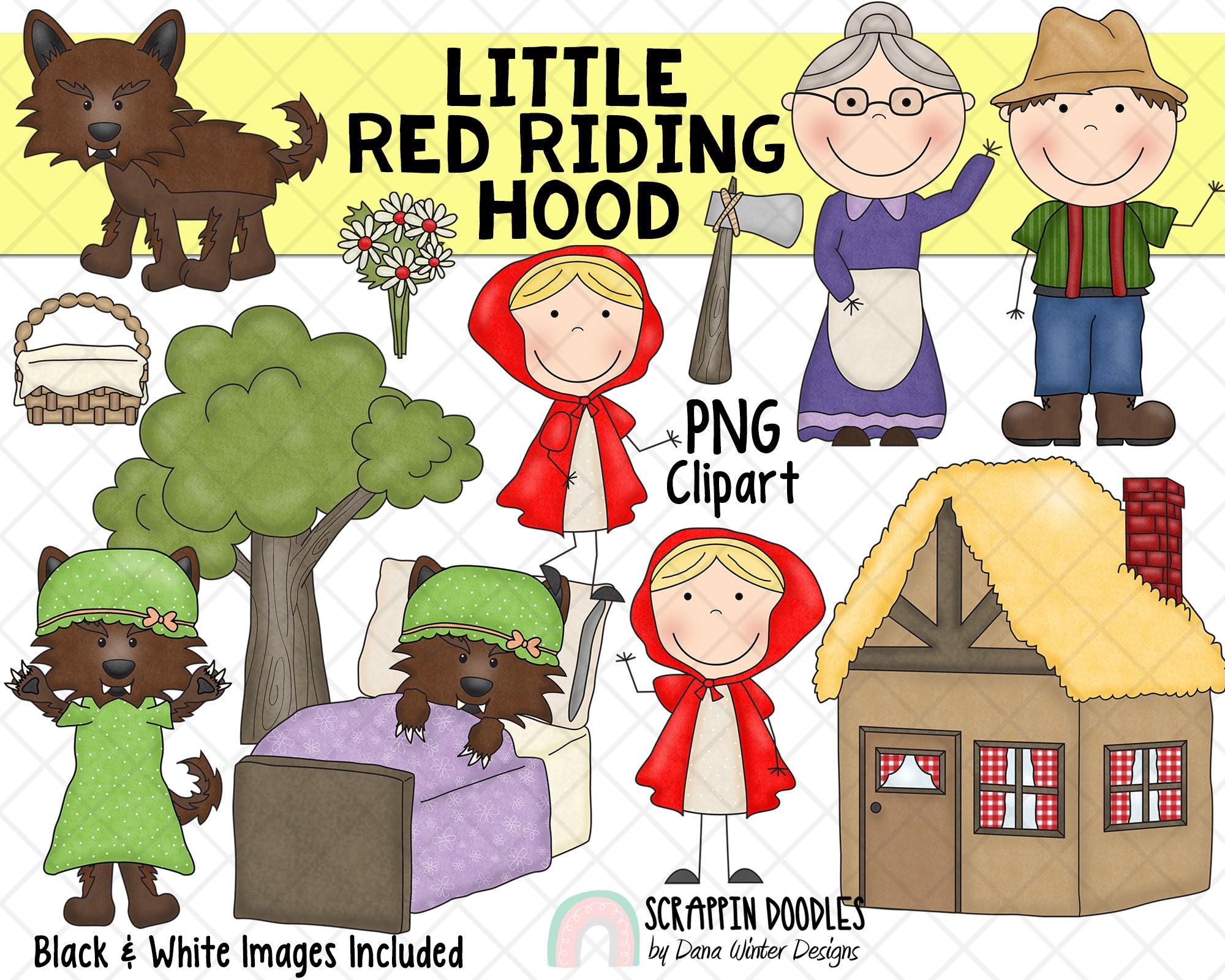 Little Red Riding Hood Clipart