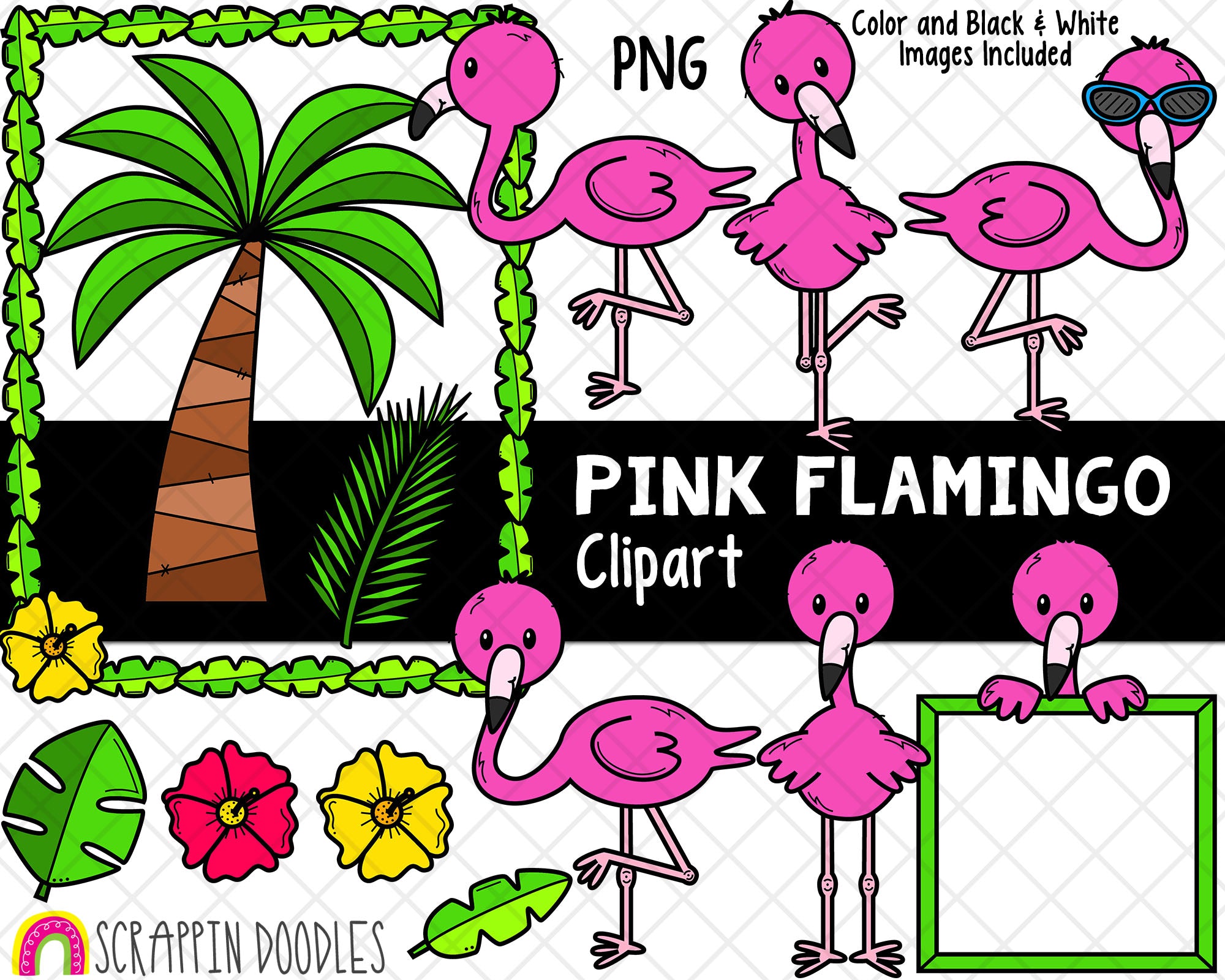 Pink Flamingo Clip Art