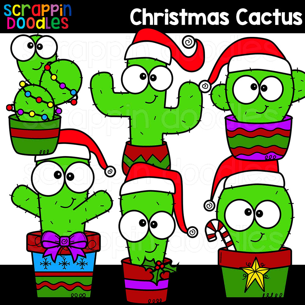 Christmas Cactus Clipart Images