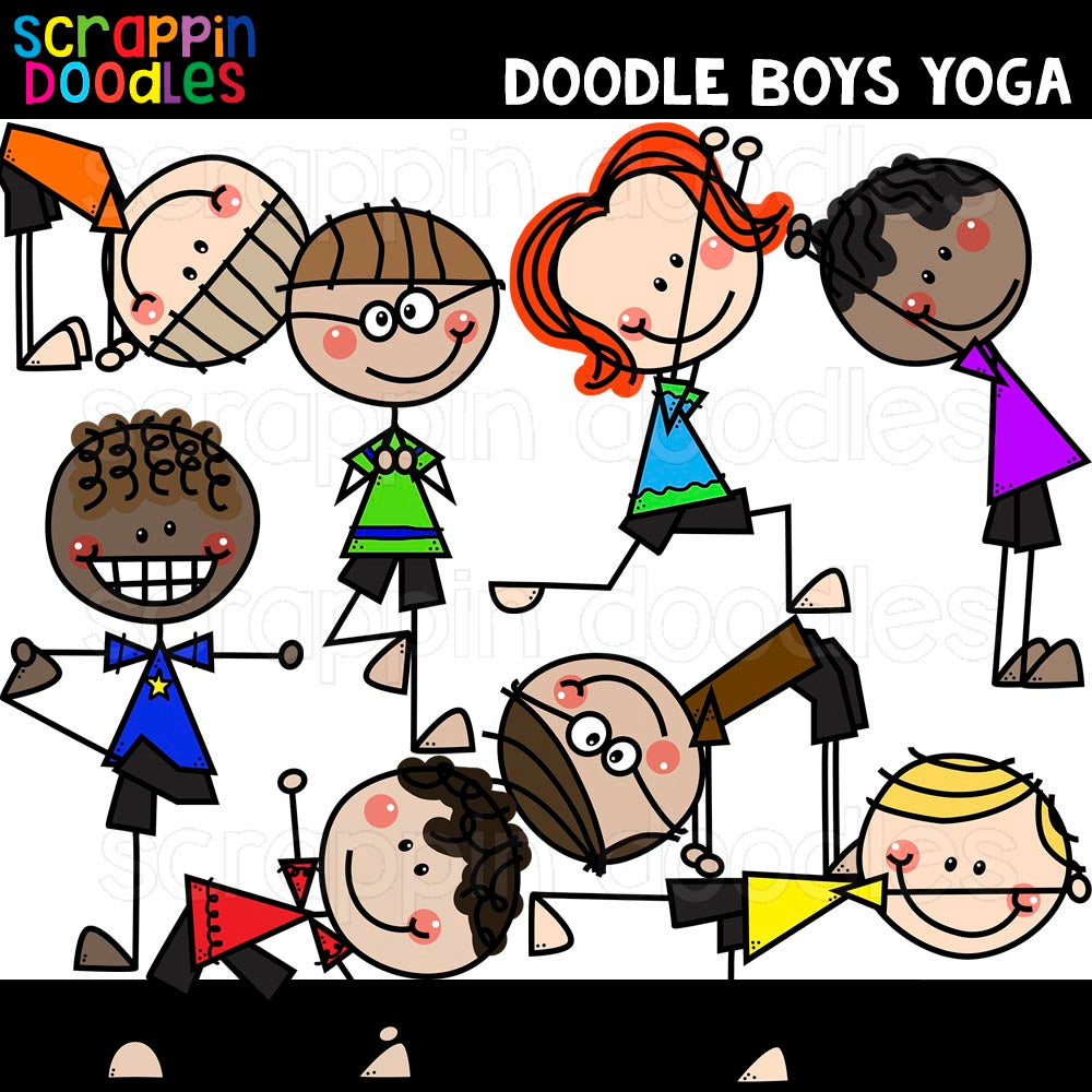 Yoga For Kids Clip Art