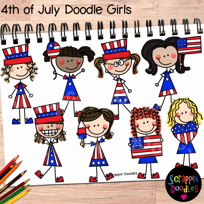 Patriotic Kids Clipart