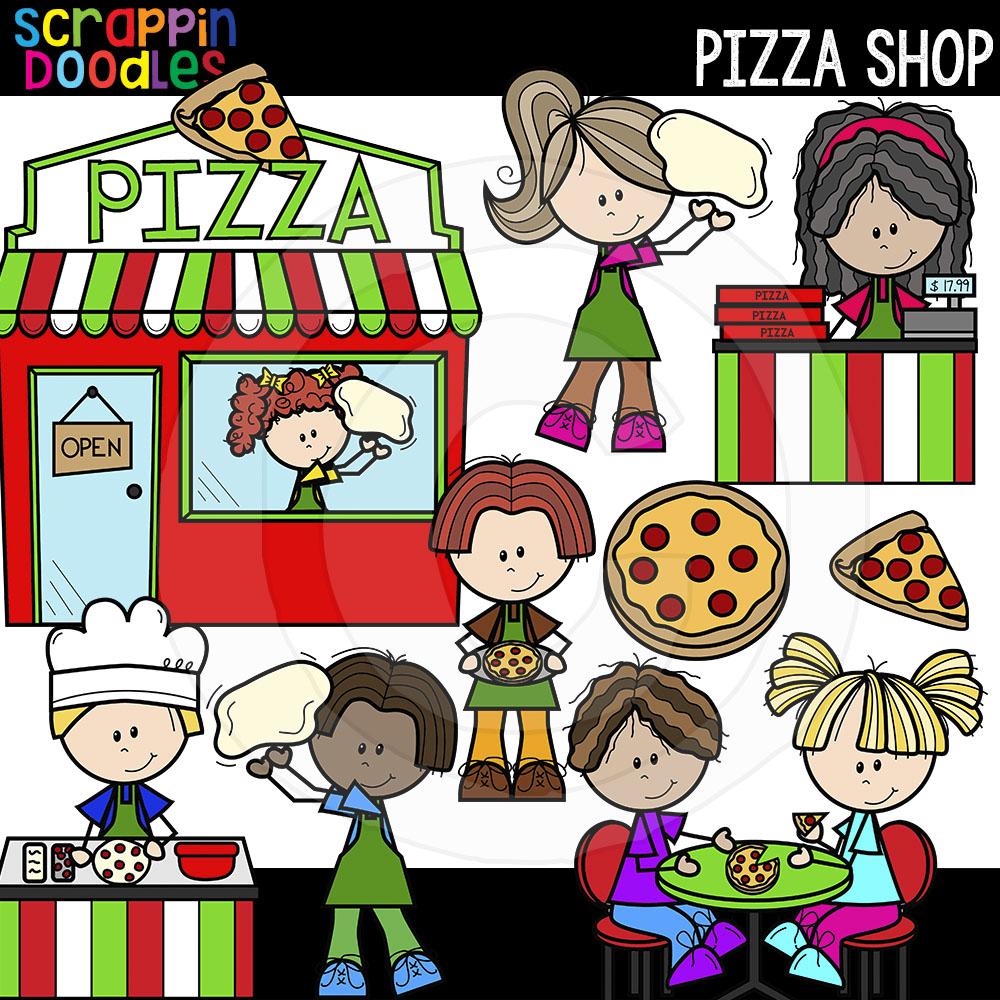 Pizza Clip Art Black And White