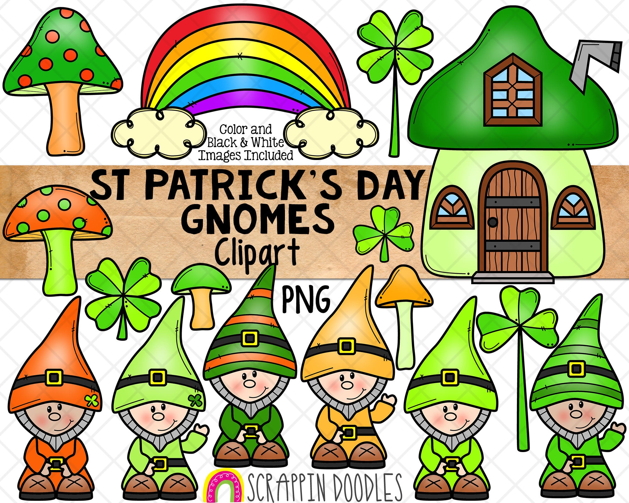 St Patricks Day Clip Art Black And White