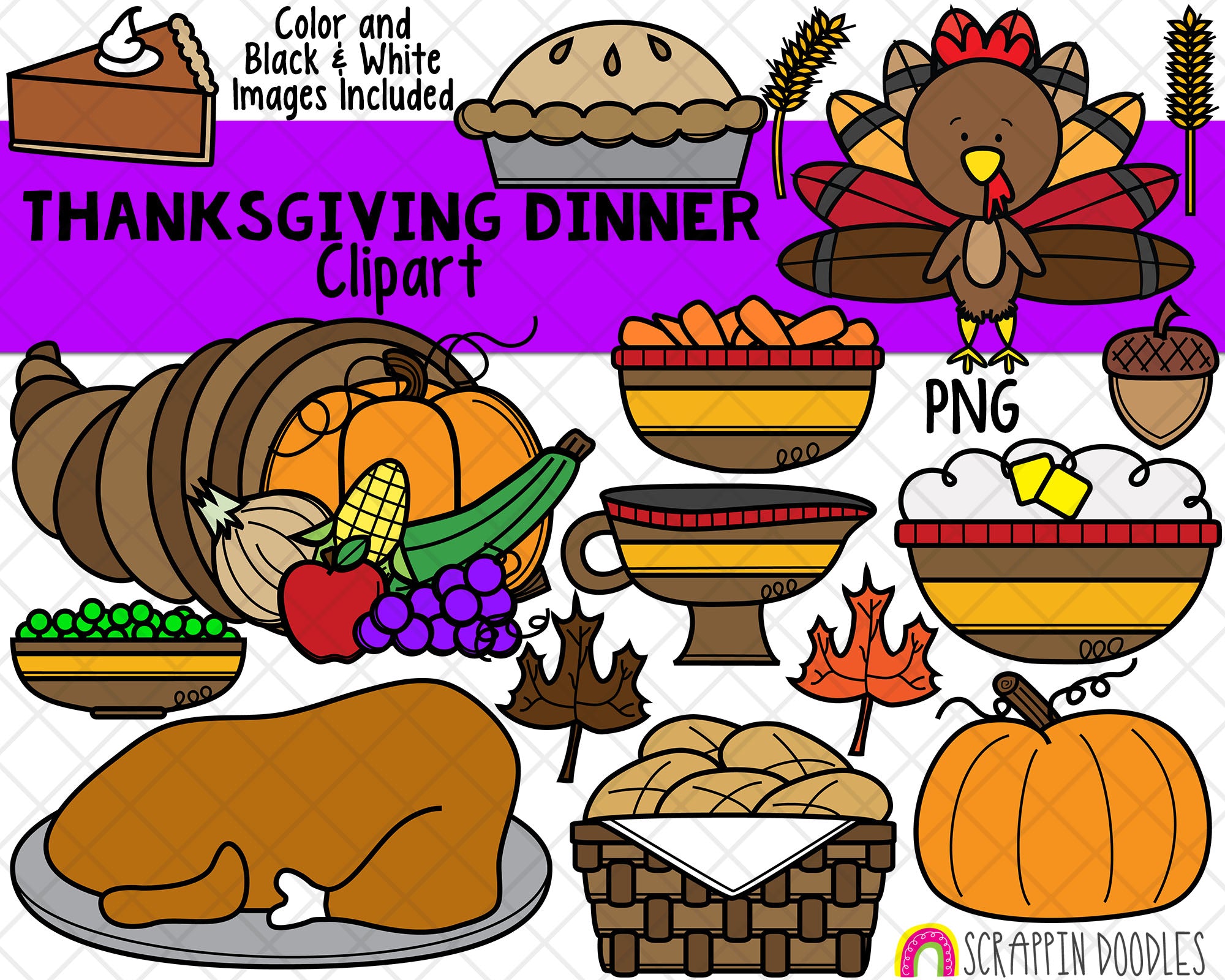 Thanksgiving Feast Clipart
