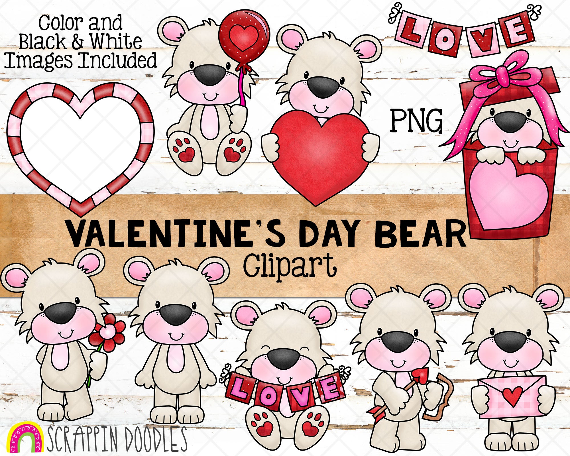Valentine Banner Clip Art