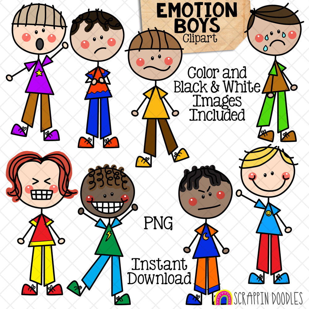 Clip Art – Tagged "emotions" – Scrappin Doodles