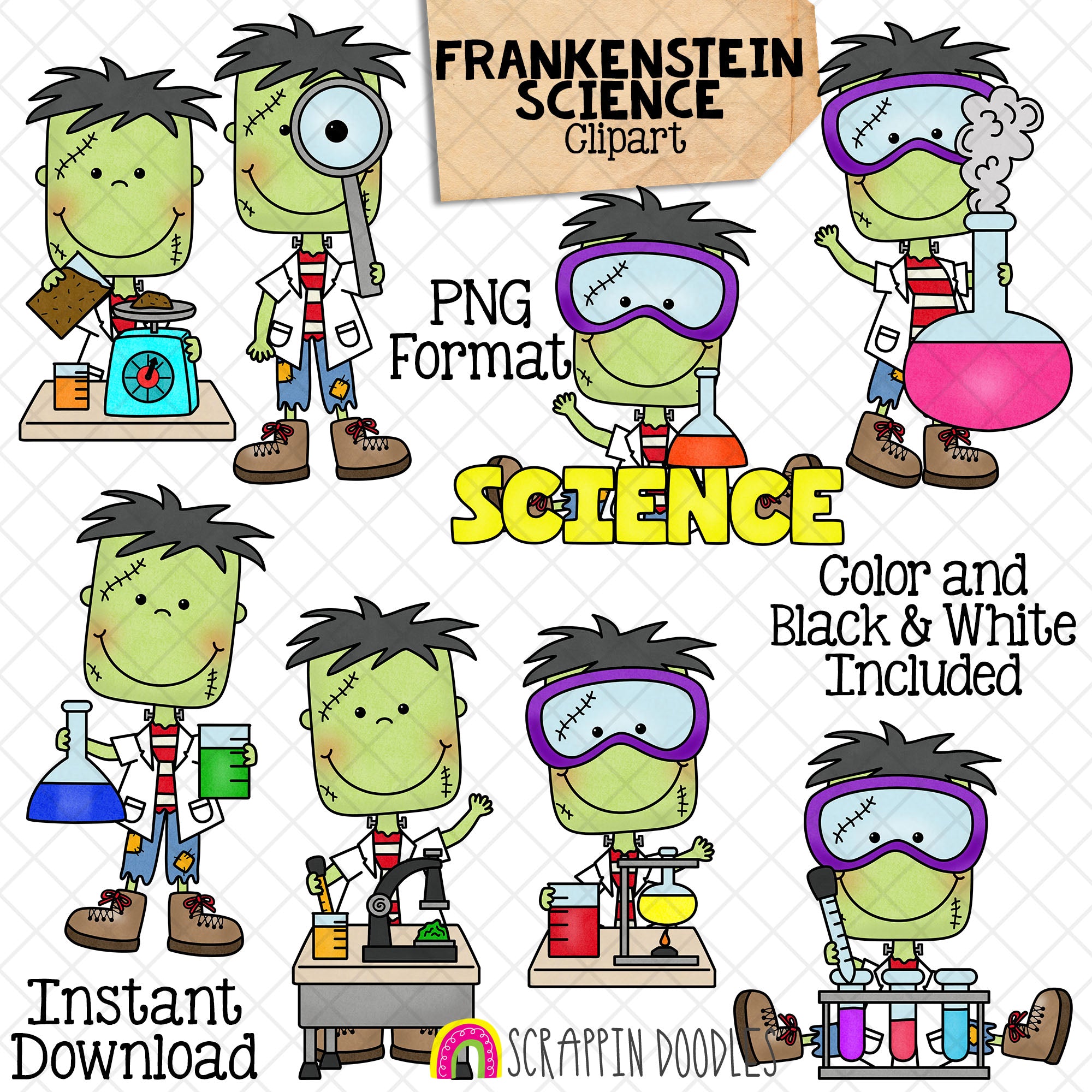 Mad Science Clipart