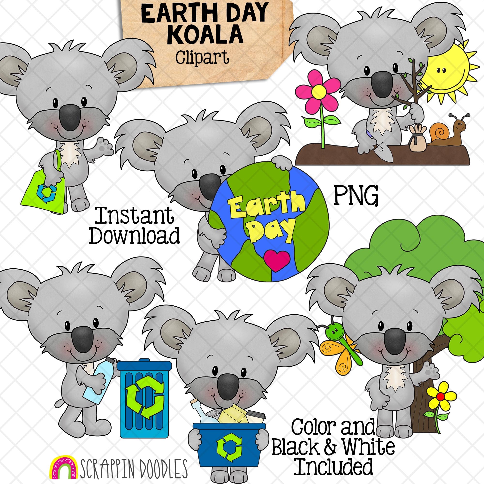 Cute Koala Clipart