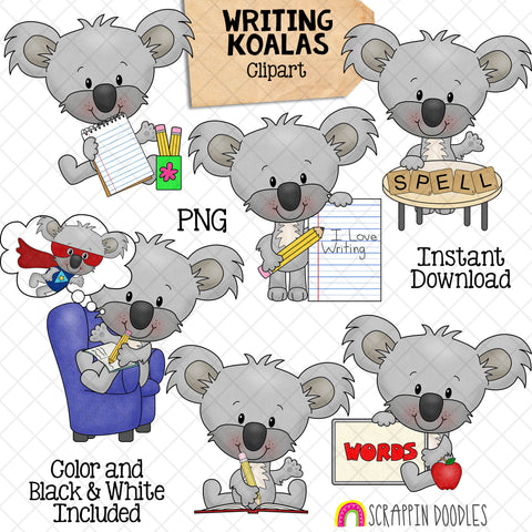 Happy Koala Clip Art