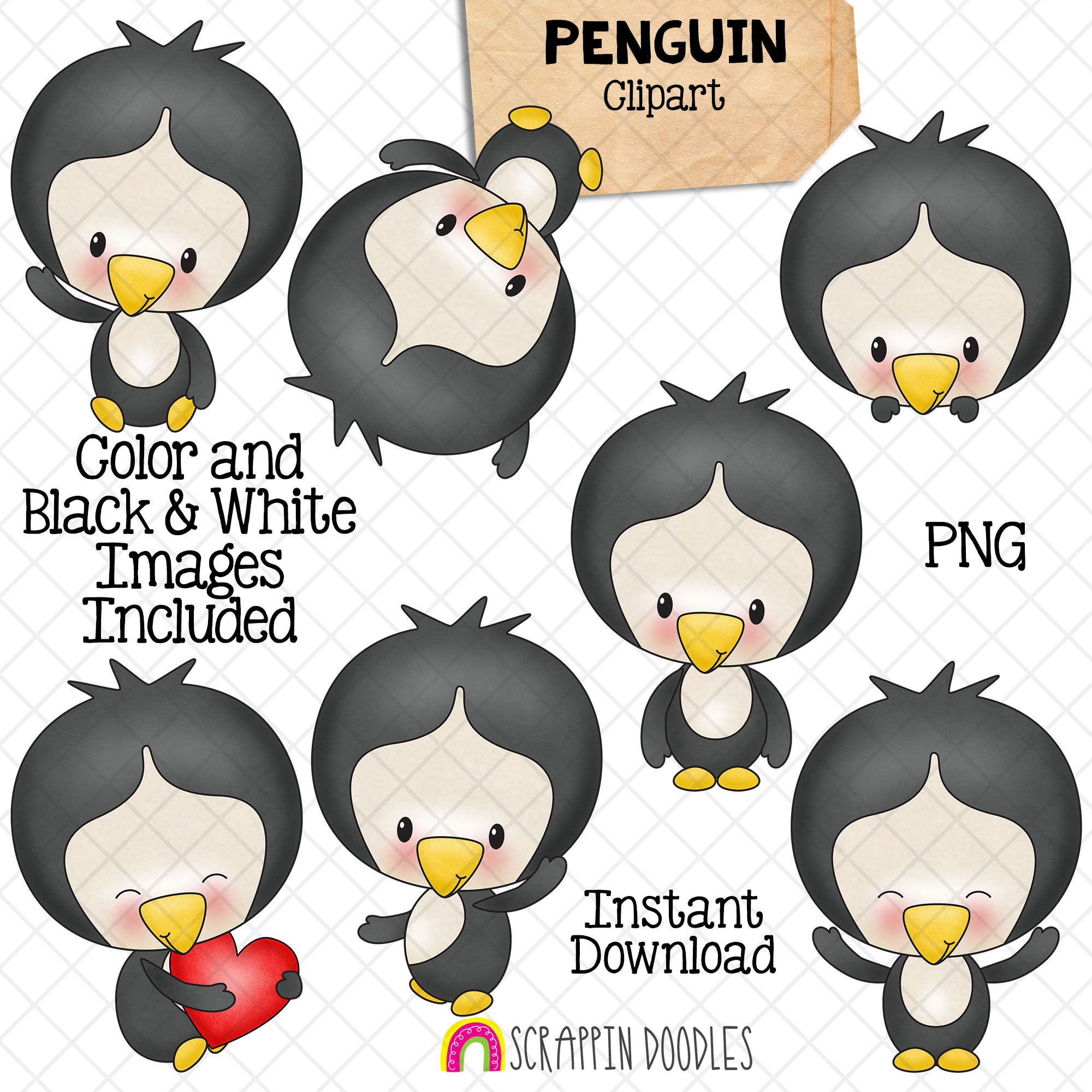 Baby Penguins Clipart