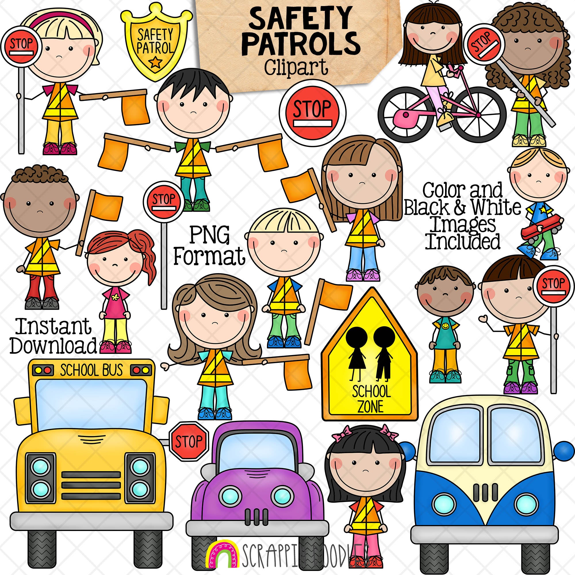 School Bus Safety Clip Art