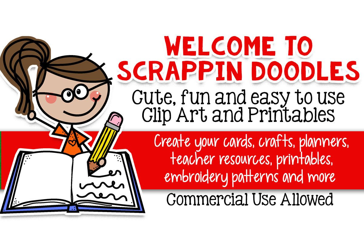 Scrappin Doodles Clip Art - Commercial Use ClipArt