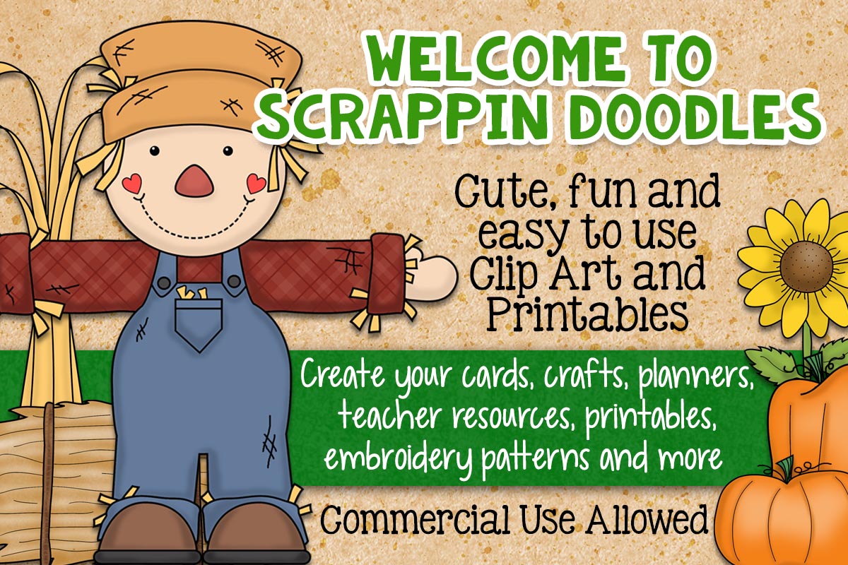 Scrappin Doodles Clip Art - Commercial Use ClipArt