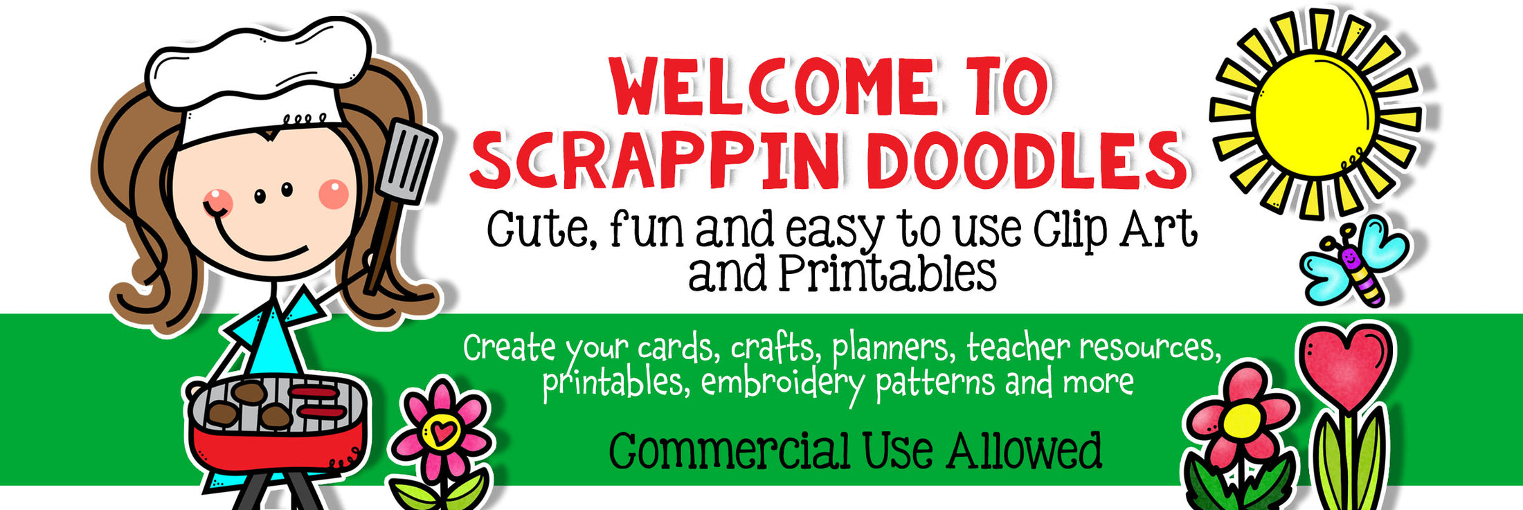Scrappin Doodles Clip Art - Commercial Use ClipArt