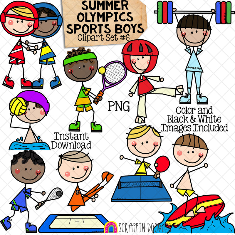 Clipart Of Olympic Kids