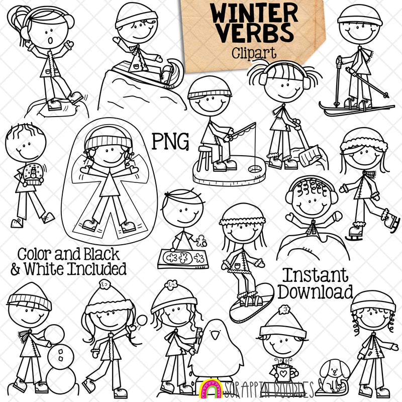 Community Helpers Clipart Black And White