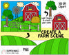 Farm ClipArt - Create A Farm Scene Clipart - Scene Creator - Farmer, B ...