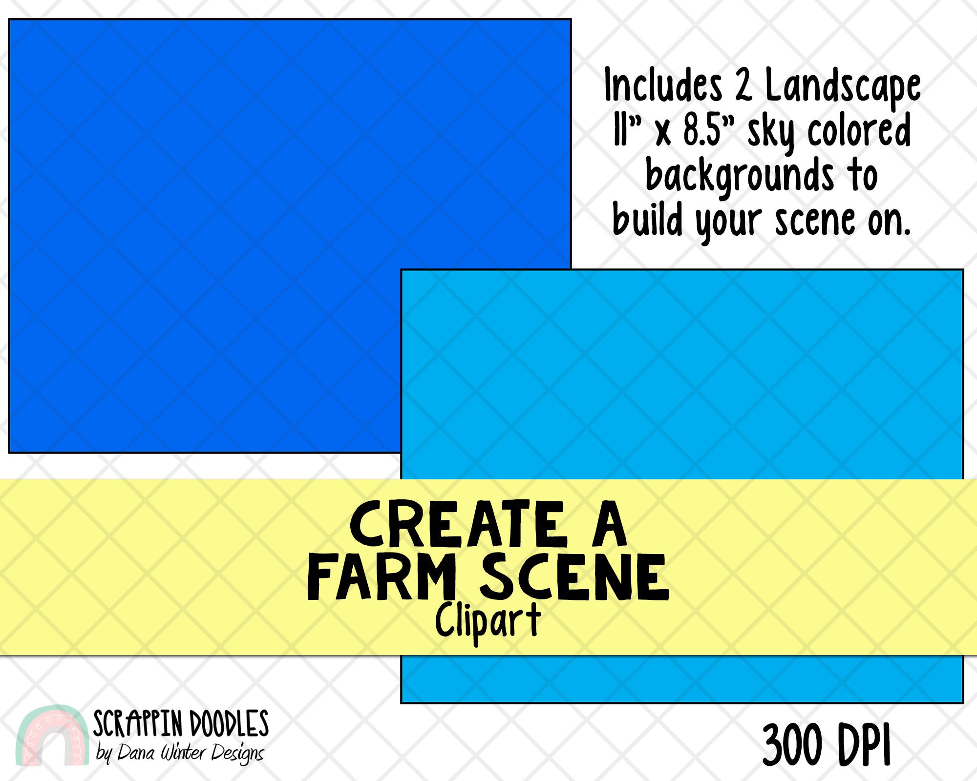 Farm ClipArt - Create A Farm Scene Clipart - Scene Creator - Farmer, B ...