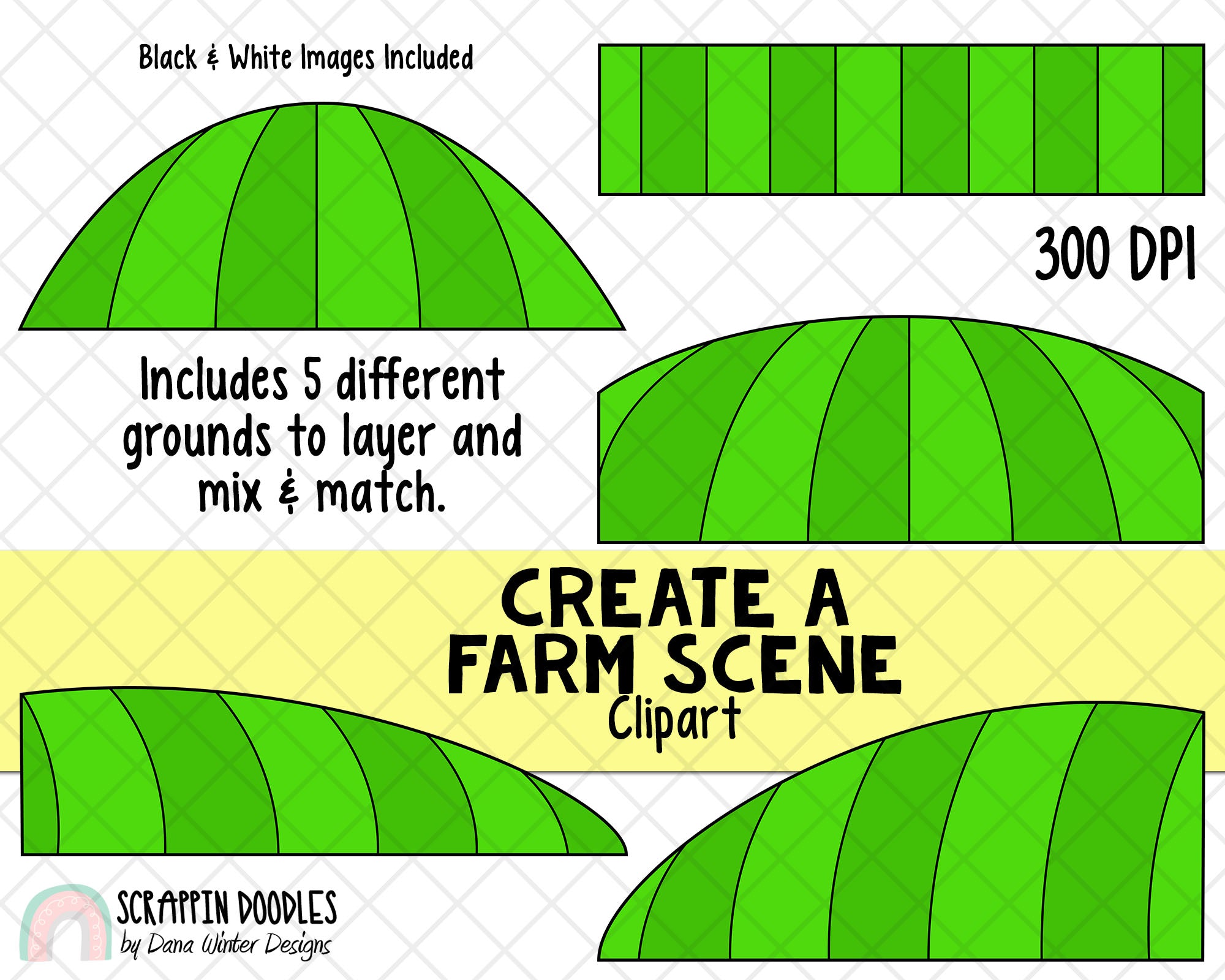 Farm ClipArt - Create A Farm Scene Clipart - Scene Creator - Farmer, B ...