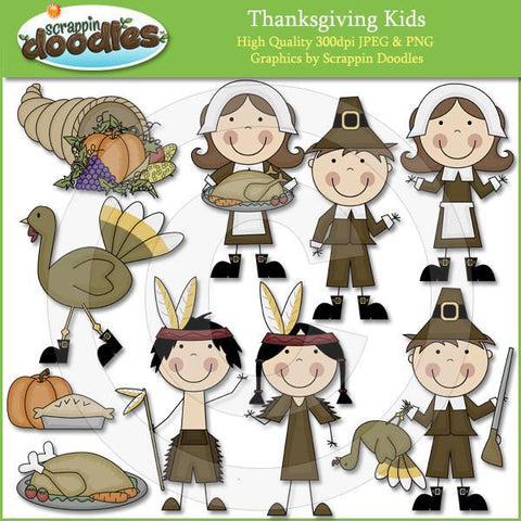 Pilgrim Clip Art For Kids