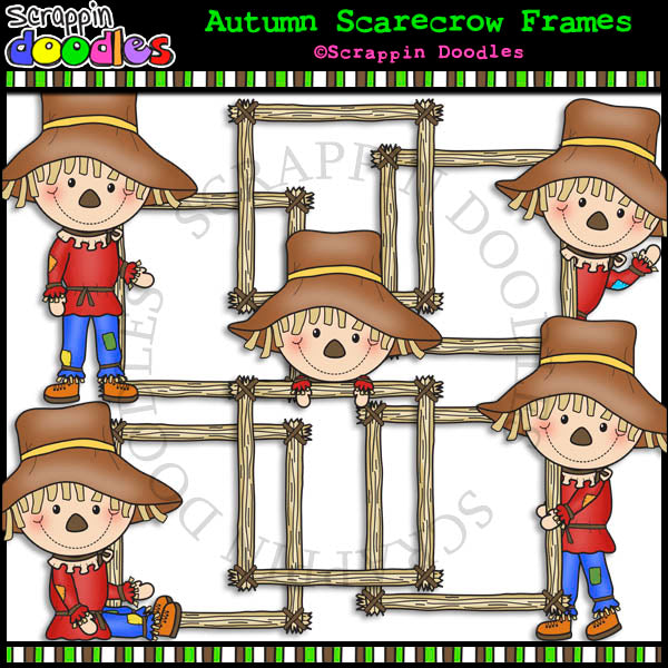 Scarecrow Border Clipart