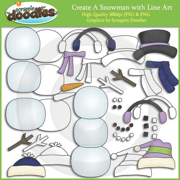Create A Snowman – Scrappin Doodles