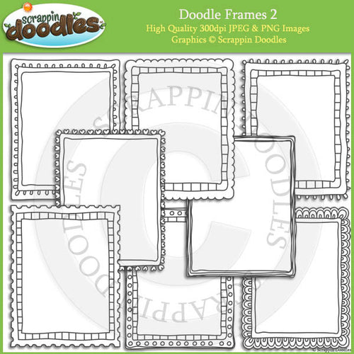 Clip Art – Tagged "frames" – Page 4 – Scrappin Doodles