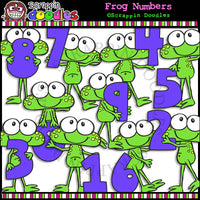 Frog Numbers – Scrappin Doodles