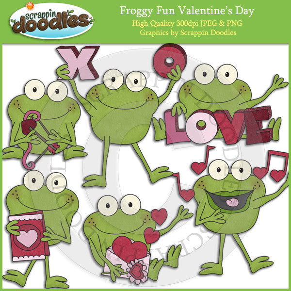 Froggy Fun Valentines Day – Scrappin Doodles