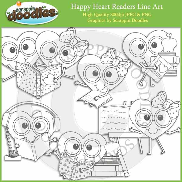 Happy Heart Readers – Scrappin Doodles