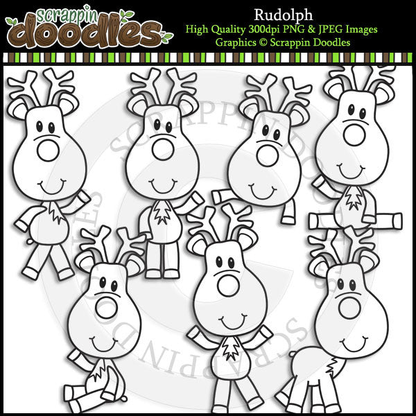 Rudolph – Scrappin Doodles